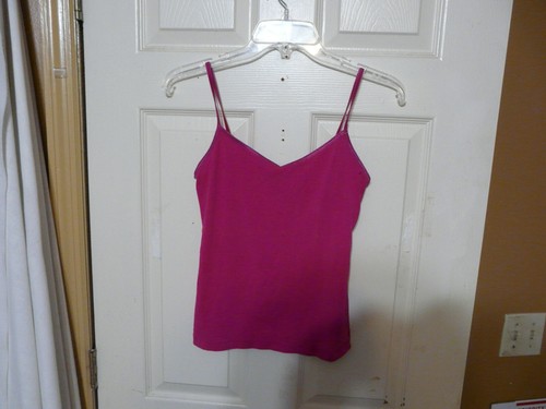 Womans top blouse shirt old navy Spaghetti Strap Tank Top purple size ...