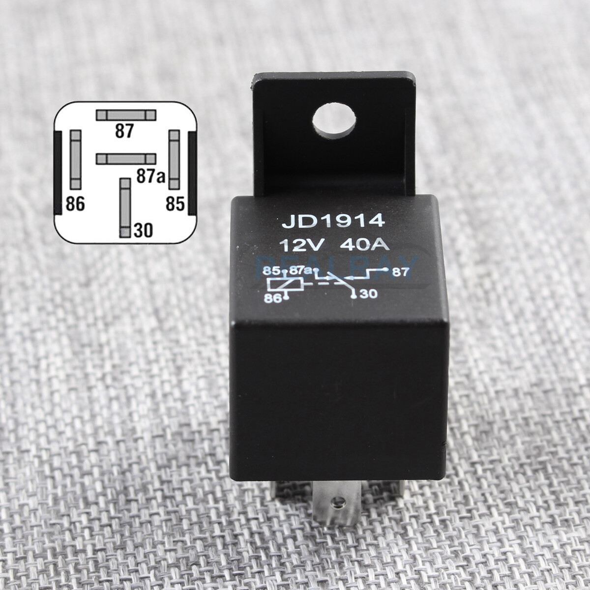 JD1914 12V 40A 5Pins Starter Relay w/ Socket For Part# 31506-79B HD | eBay