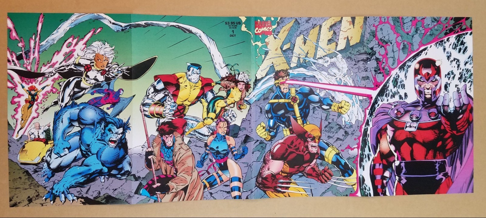 X-Men 1 Magneto Wolverine Gambit Rogue Psylocke Marvel Comics Poster by ...