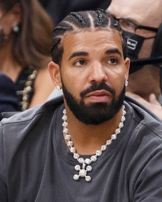 Popular Singer Rapper Drake Homer Necklace Lab Created Diamonds 925 ...