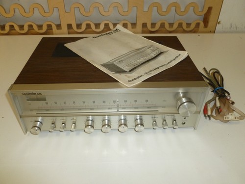 VINTAGE QUADRAFLEX 676 AM FM STEREO RECEIVER -TESTED (WORKS) WITH ...
