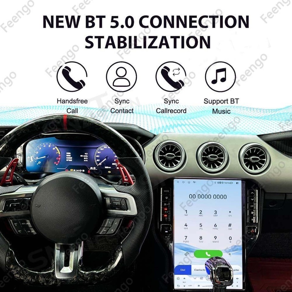 14.5" HD Car Radio GPS Navigation Android 4+64GB For 2015-2022 Ford ...