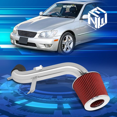 For 01-05 Lexus Is300 3.0L Engine Short Ram Air Intake System+Red Cone ...