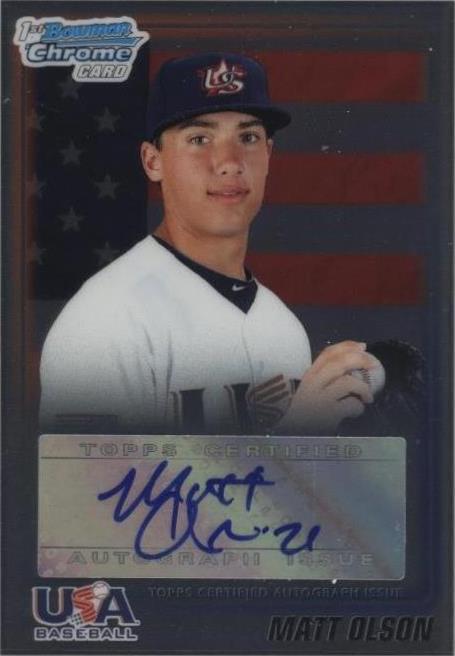 2010 Bowman Draft Picks & Prospects - USA Team Autograph Matt Olson # ...