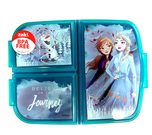 DISNEY FROZEN 2 KIDS MULTI COMPARTMENT SNACK BOX | eBay Australia