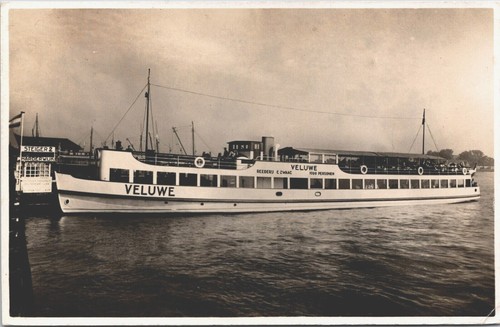 Ship Veluwe Rederij C. Zwaag Vintage RPPC B102 | eBay