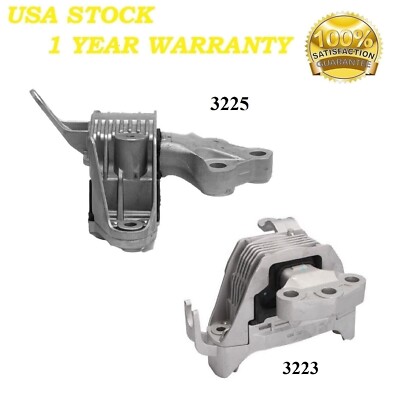2 PCS MOTOR & TRANS MOUNT FIT CHEVY CRUZE 11-16, CRUZE LIMITED 2016 ...