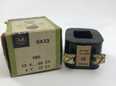 Allen Bradley OA23 Coil New In Original Box 12 V 60 CY 6 V 25 CY | eBay