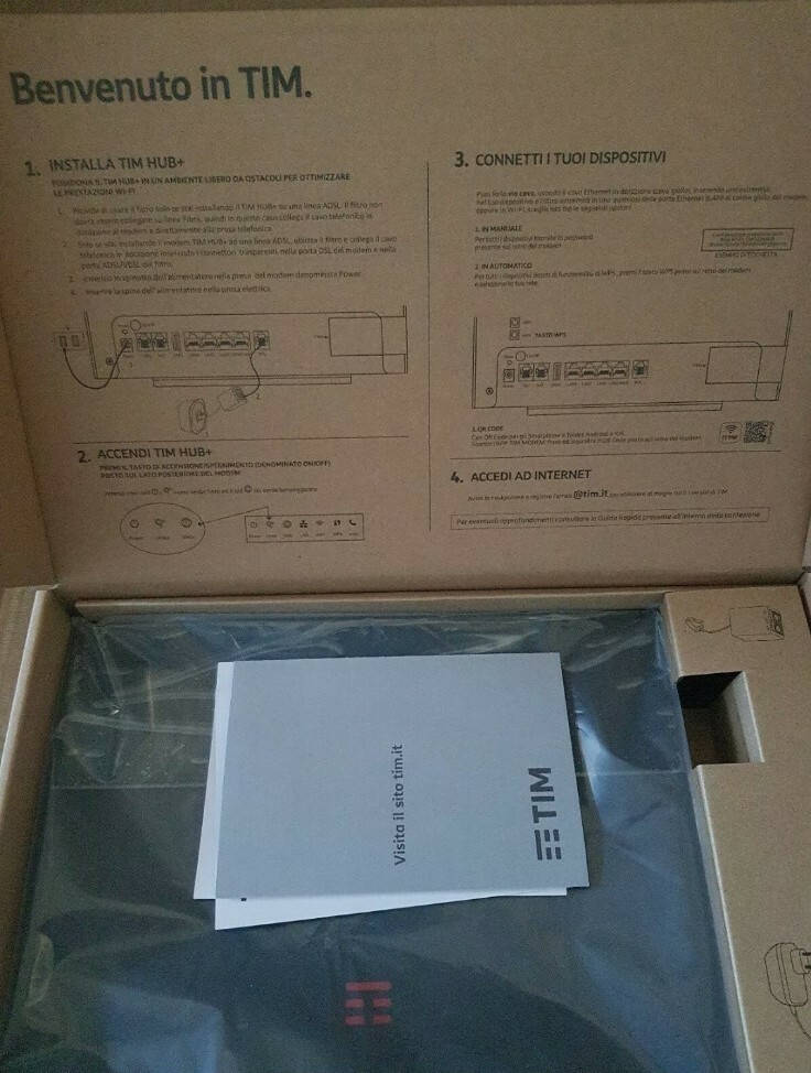 MODEM ROUTER WI FI TIM HUB PLUS ZTE H388X WIFITIM FIBRA FTTC FTTH ...