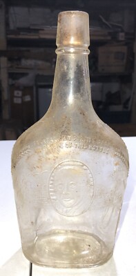 Vintage 1930's Harry Wilken & Family Distillery Embossed Empty Whiskey ...