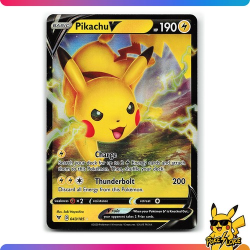 Pikachu V - 43/185 - Vivid Voltage - [MINT] | eBay