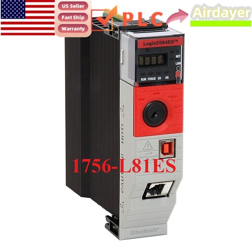 New Sealed 2022 Allen Bradley 1756-L81ES /B GuardLogix5580 Controller ...