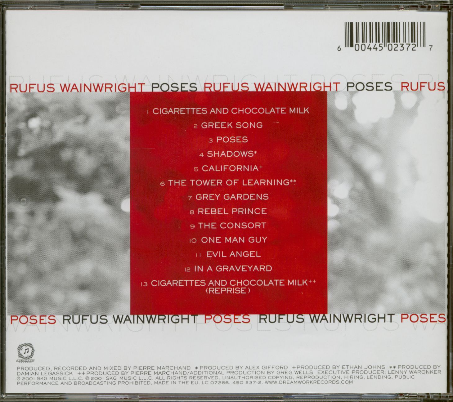 Rufus Wainwright - Poses (CD) - Pop Vocal 600445023727 | eBay