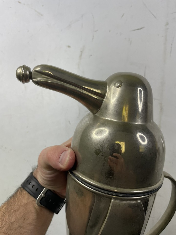 Vintage Cocktail Shaker Penguin Stainless Steel Unique Restoration Hardware | eBay