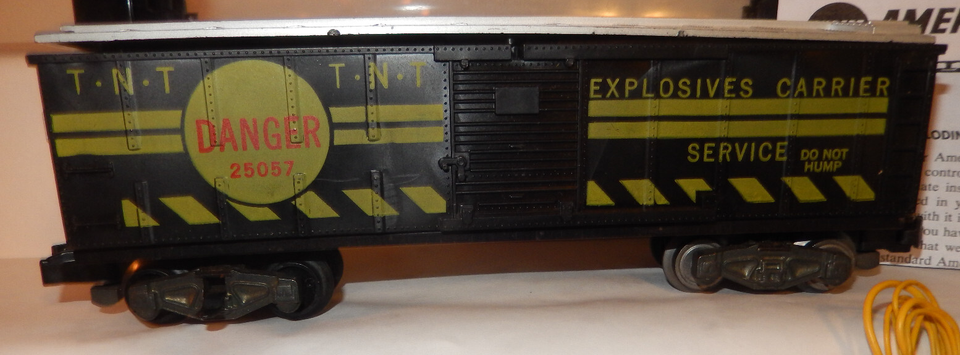 American Flyer Rare 25057 TNT Exploding Box Car 1960 Only Close To New ...