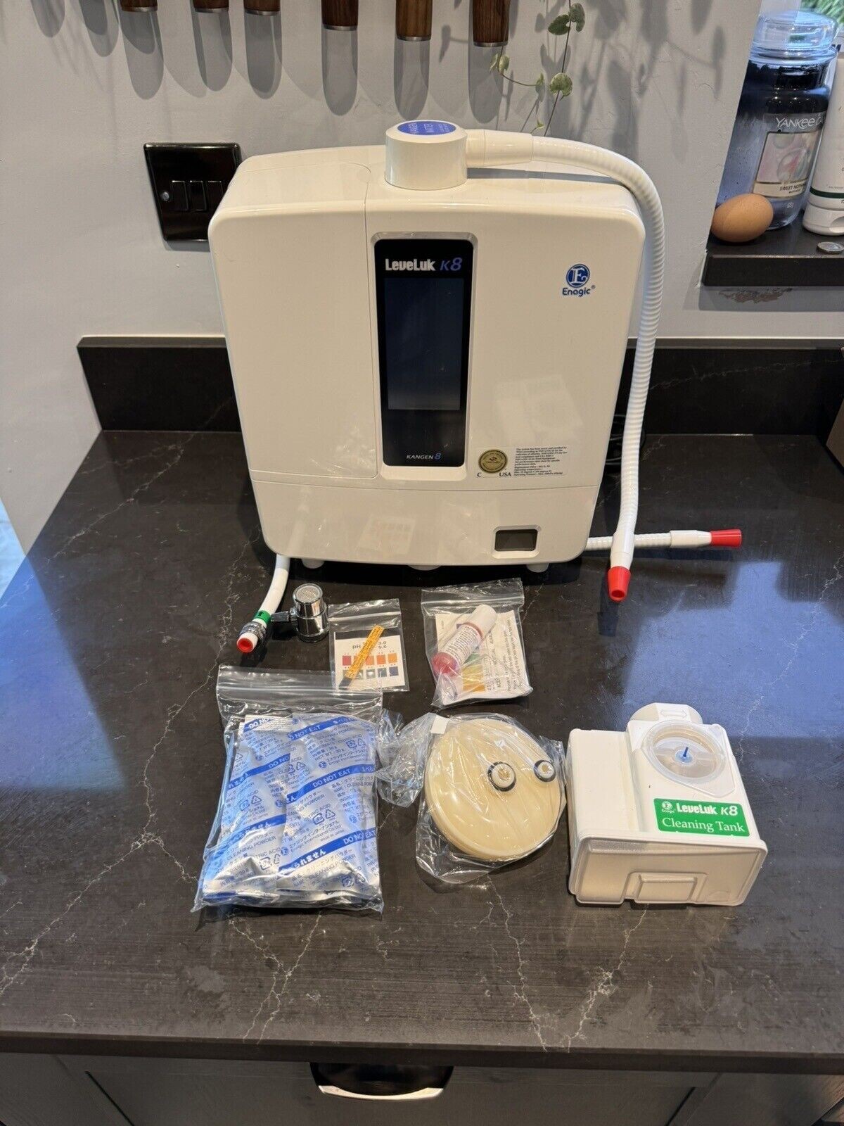 Enagic Kangen Leveluk K8 Water Ioniser Alkalised & Hydrogen Water ...