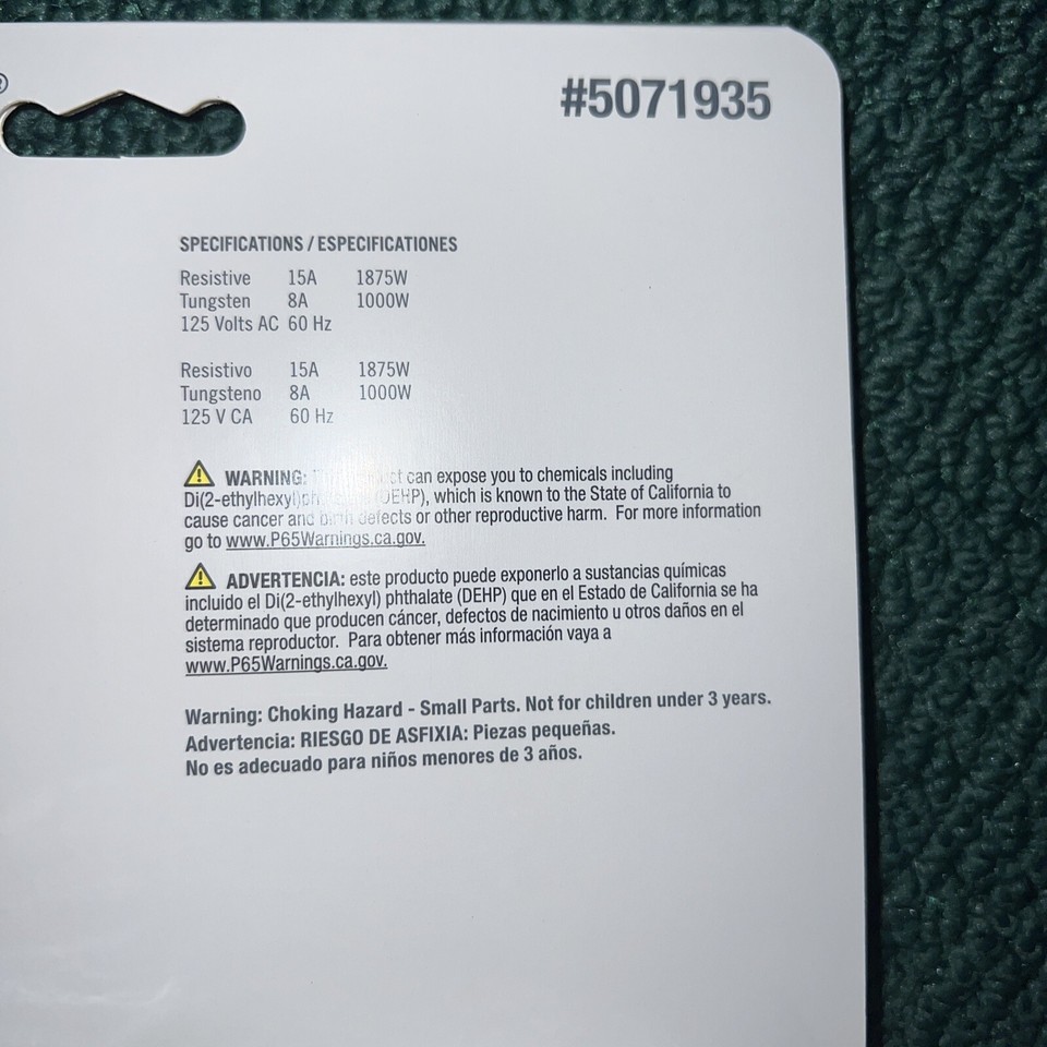 Utilitech Indoor 3-Piece Wireless Outlets with Remote Control - New NIB ...