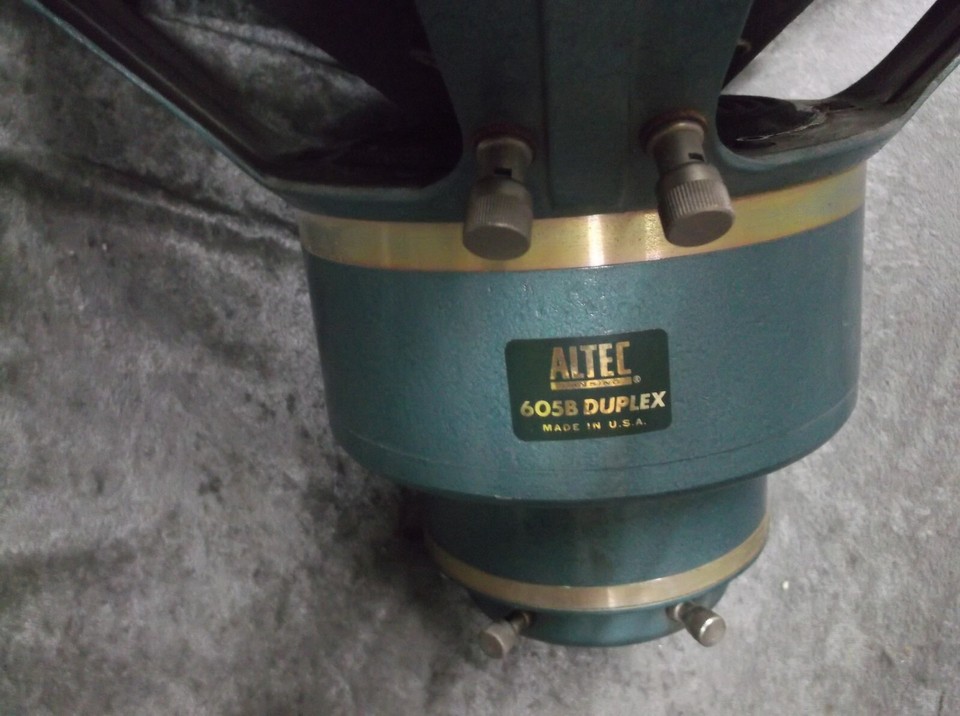 Original pair ALTEC 605B Duplex 15" drivers with crossovers | eBay