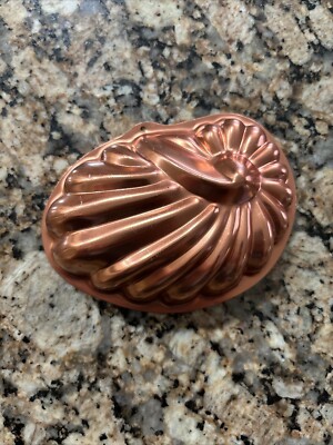 Vintage Copper Seashell Jello Mold Chocolate Mold 5" | eBay