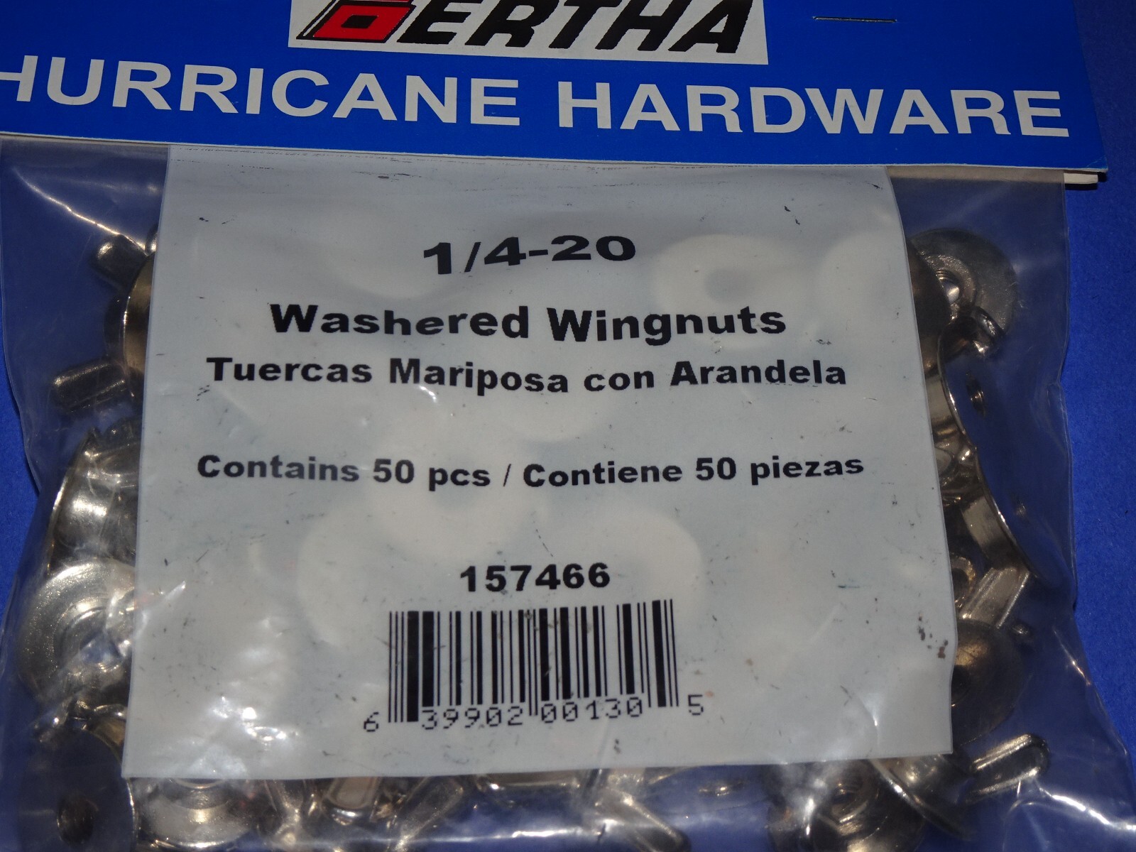1/4-20 Washered Wing Nuts Bertha Hurricane Hardware 157466 for sale ...