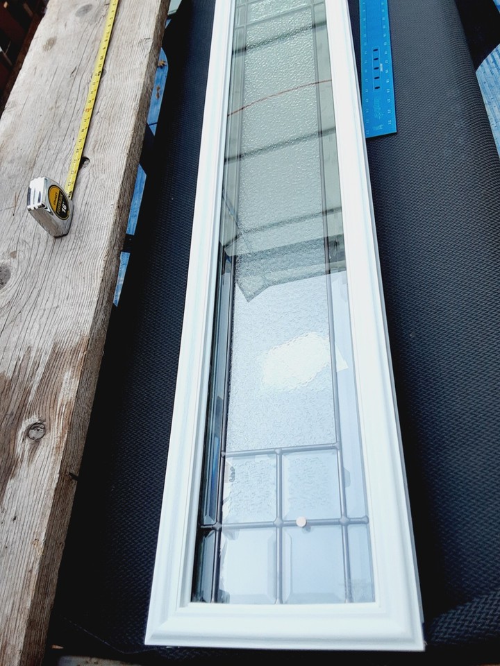 Decorative entryway door window glass replacement kit side lite light ...