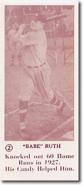 (50) BABE RUTH 1928 George Ruth Candy Co. Card #2 Reprints YANKEES | eBay