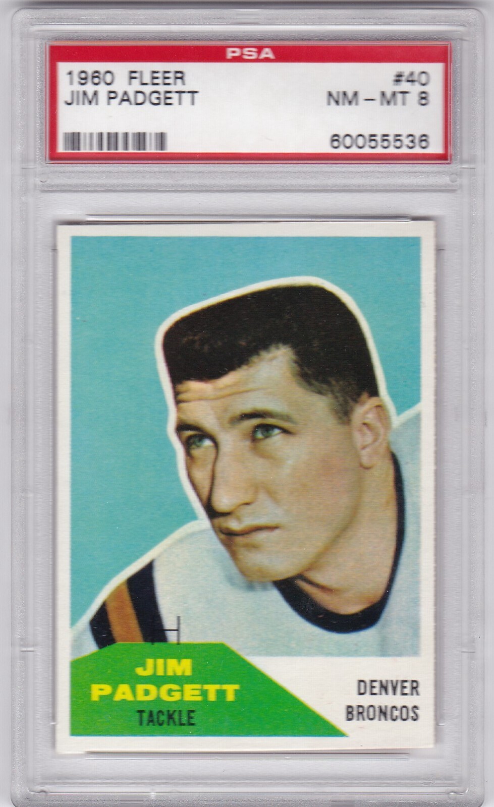 1960 Fleer - #40 Jim Padgett (RC) for sale online | eBay