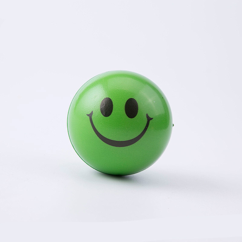 4pcs 6.3cm Stress Balls Grimace Smiley Face Soft Foam Squeeze Squishy ...