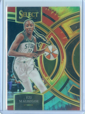 2024 Panini Select WNBA EZI MAGBEGOR #167 PREMIER LEVEL TIE-DYE PRIZM ...