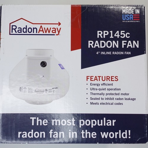RadonAway RP145C 4" Inline Radon Mitigation Fan | eBay
