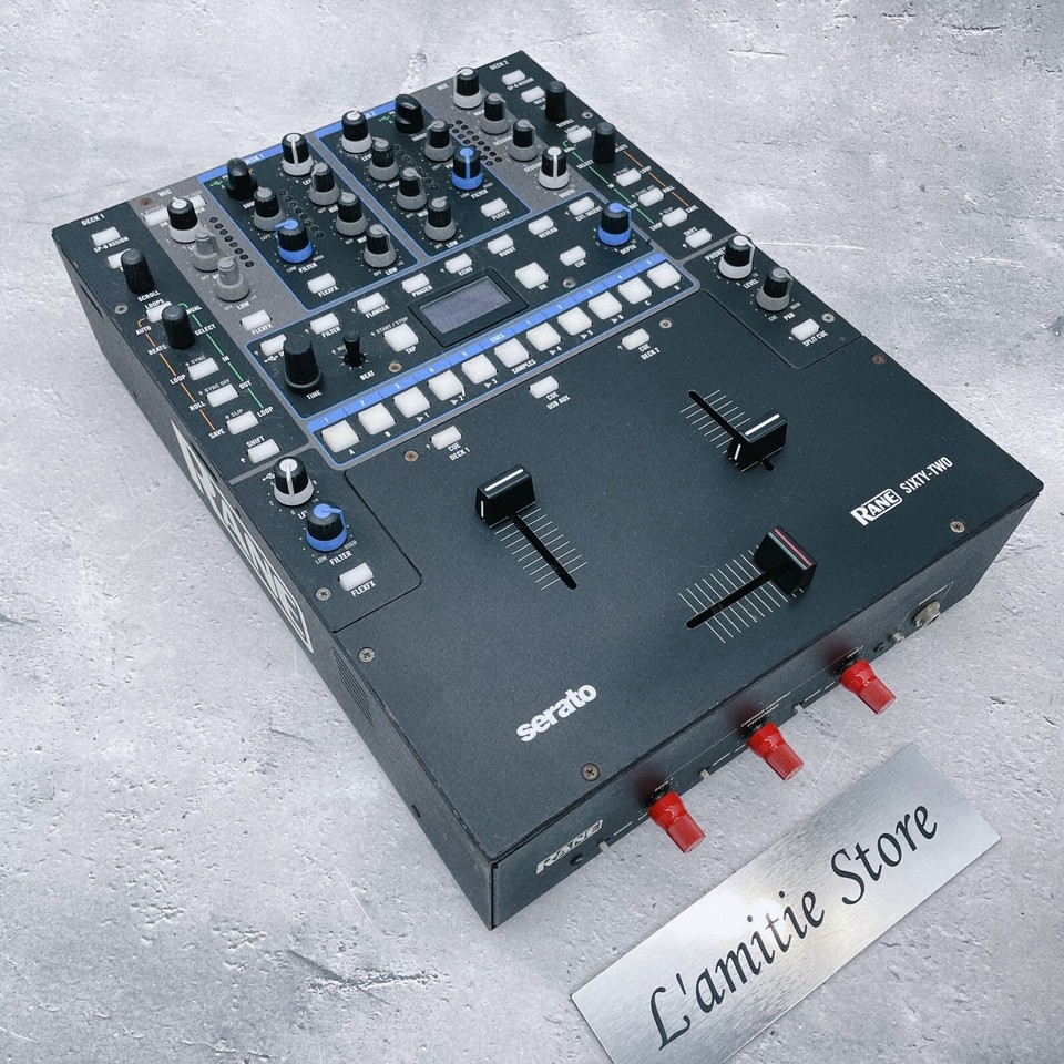 Rane Sixty-Two 62 Serato 2ch 2-Channel Scratch Live Pro DJ Mixer Tested ...
