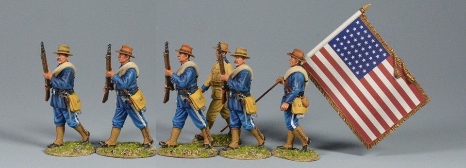 TEAM MINIATURES SPANISH AMERICAN WAR SPA6011 ROUGH RIDER COLONEL TEDDY ...