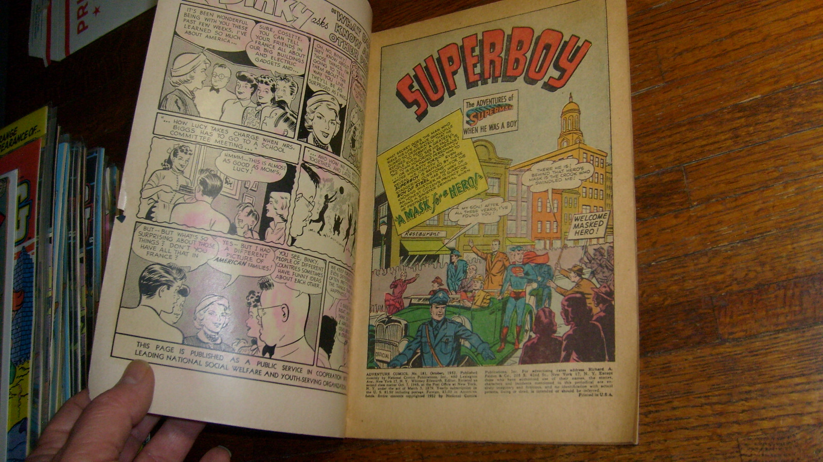 ADVENTURE COMICS #181, 1952, VG, SUPERBOY | eBay