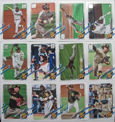 ⚾ 2021 Topps Series 1 and 2 San Diego Padres 26 Card Team Set | eBay