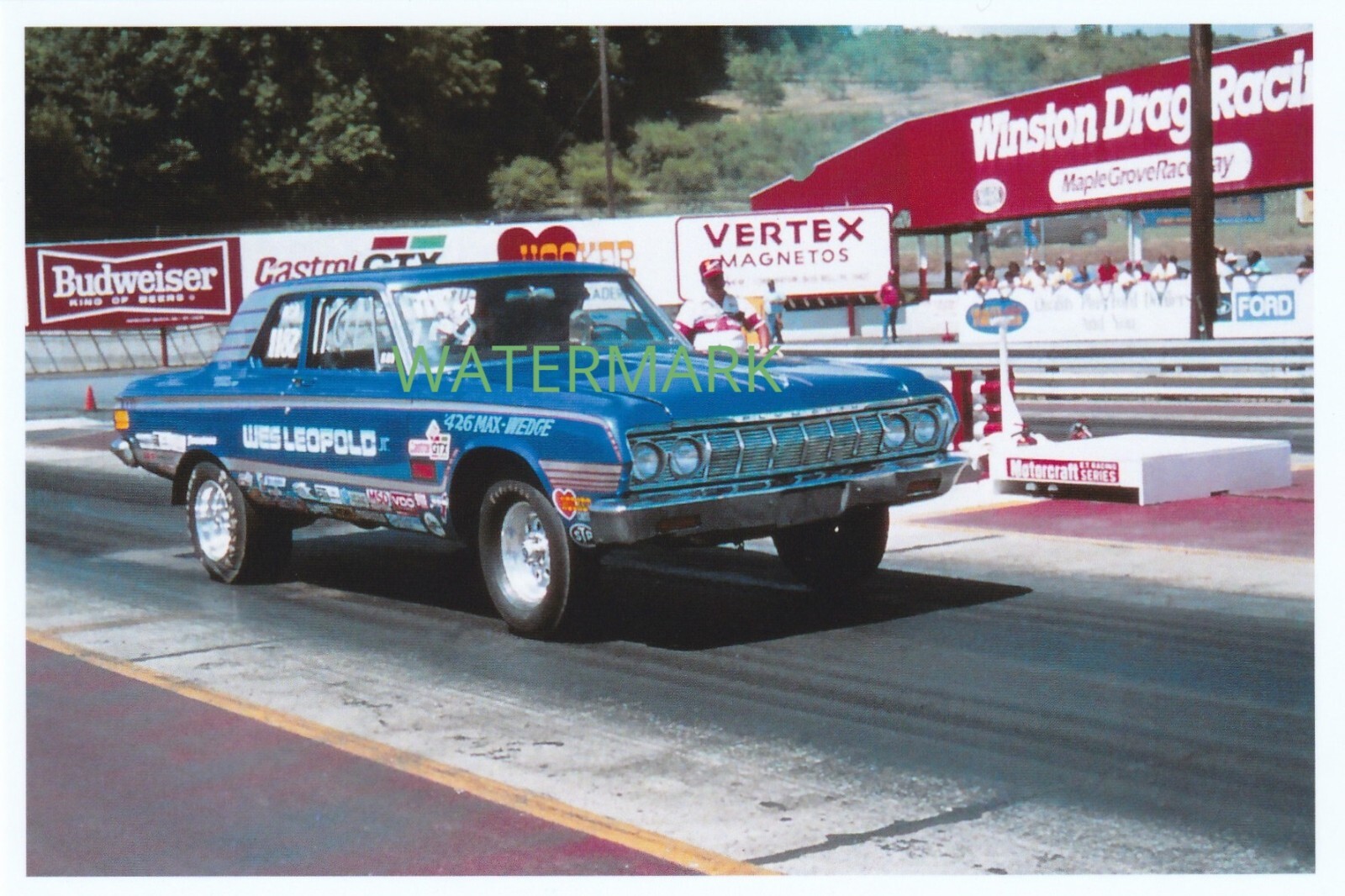 Vintage NHRA Drag Racing-Wes Leopold's 64 Plymouth Max-Wedge-Maple ...