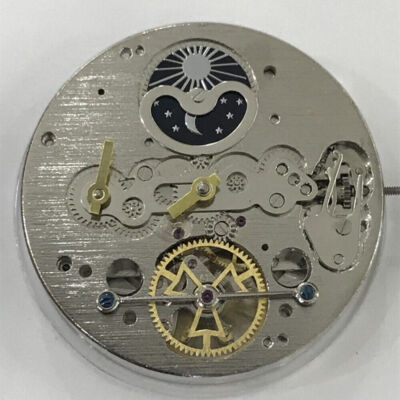 Automatic Mechanical Movement Double Timezone Double Mainspring Made in ...