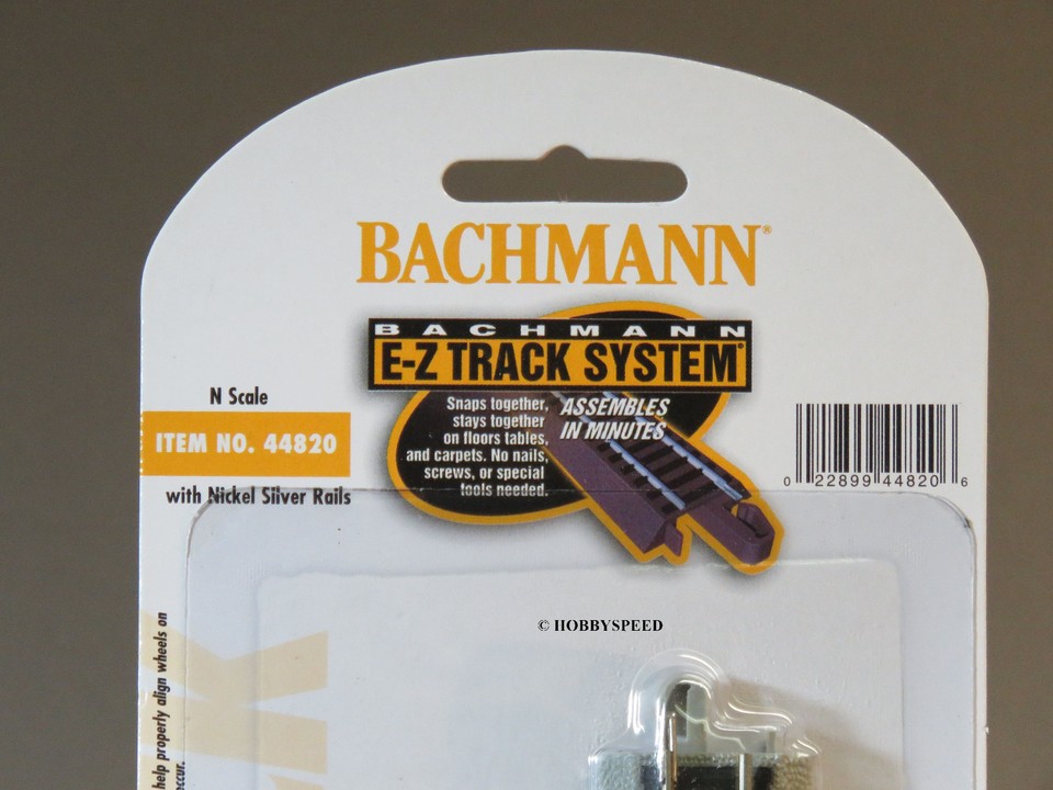 BACHMANN N SCALE EZ TRACK 10" STRAIGHT TERMINAL RERAILER railer wire ...