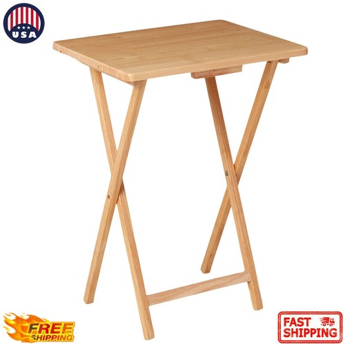 Single TV Tray Table Folding Compact Lightweight Portable Durable ...