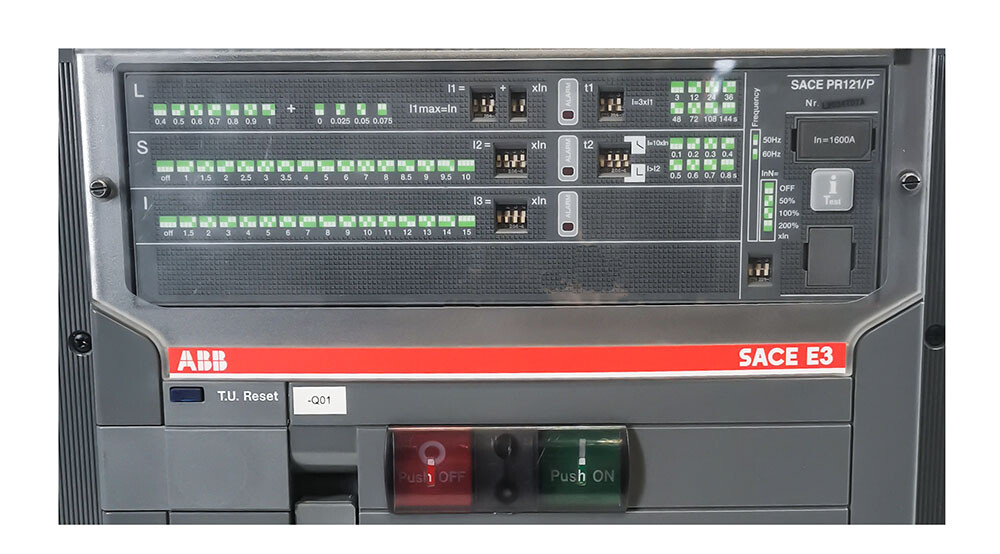 ABB SACE E3 E3V 16 SACE PR121/P IN=1600A Schutzschalter ...