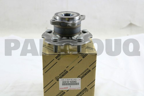 4241042040 Genuine Toyota HUB & BEARING ASSY, REAR AXLE, RH/LH | eBay