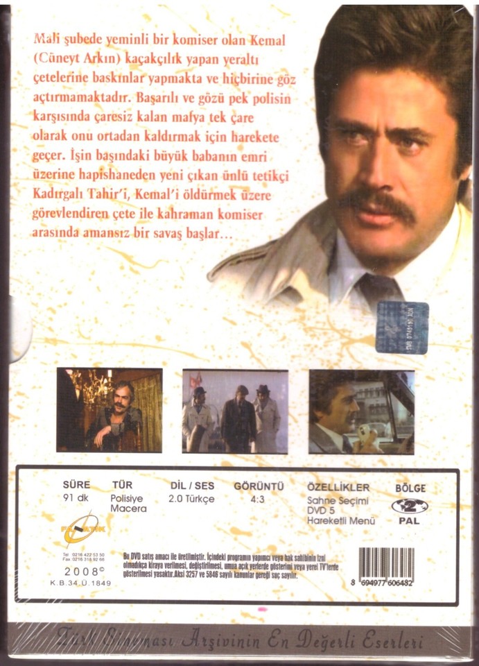 Akrep Yuvası / Cüneyt Arkın,Banu Alkan DVD Region 2 (PAL) Turkish Movie ...