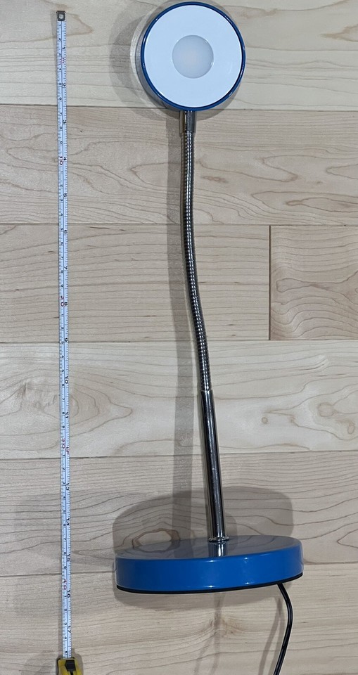 Blue Desk Lamp Globe Electric LED Office Dorm Study Bedside Lamps 250 ...