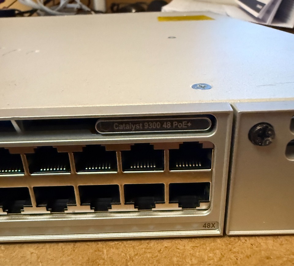 Switch Cisco Catalyst 9300-48P-A x 2 (bundle) | eBay UK