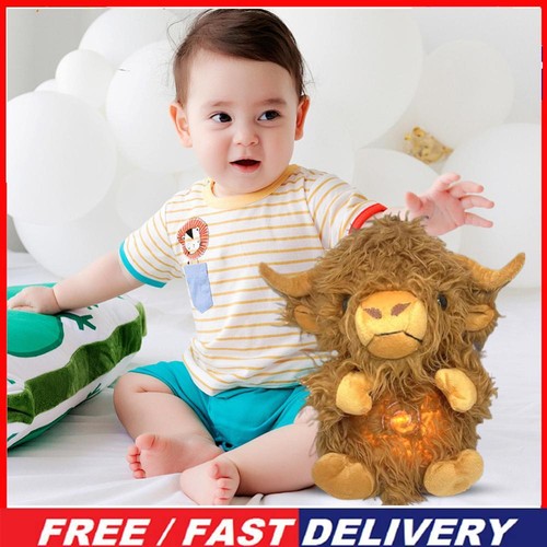 Highland Cow Stuffed Plush Toy Animal Sleep Soother Calming Toy for ...