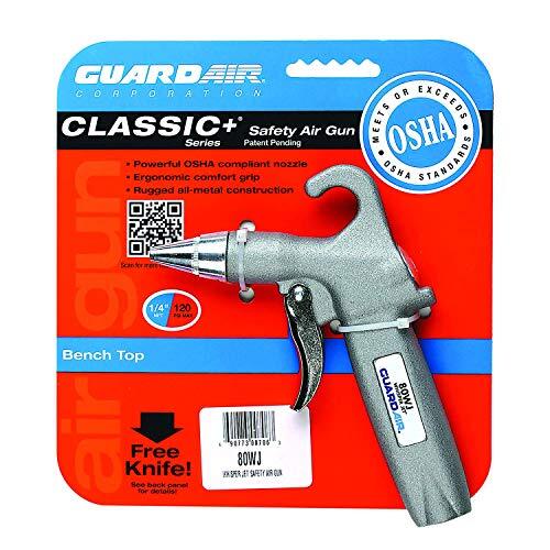 Whisper Jet 80WJ Safety Air Blow Gun OSHA Compliant Alloy Nozzle with ...