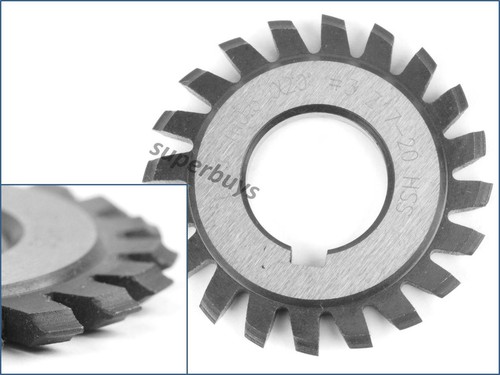 M0.5 No.3 20 Degree HSS Involute Module Gear Cutter Rack Milling Lathe ...