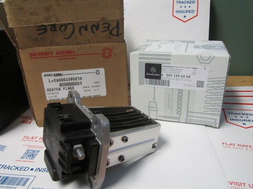 DETROIT DIESEL HEATER FL DDE-EA0001595204 / MERCEDES BENZ A0001595204 ...