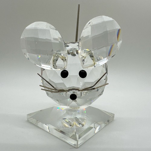 Swarovski Crystal Mouse Figurine With Spring Tail | eBay Australia