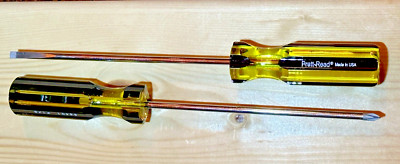 Heavy Duty Screwdriver Set, Pratt-Read U.S.A, Professional Tools, 88371 ...