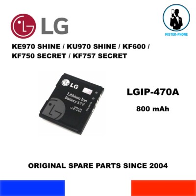 BATERIA NUEVA DE ORIGEN LG LGIP-470A KE970 KE 970 KU970 KU 970 KF 600 ...